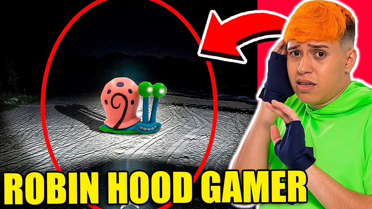 5 Youtubers Que Capturaram Gary de Bob Esponja Em Câmeras (Robin Hood Gamer, Geleia) - YouTube