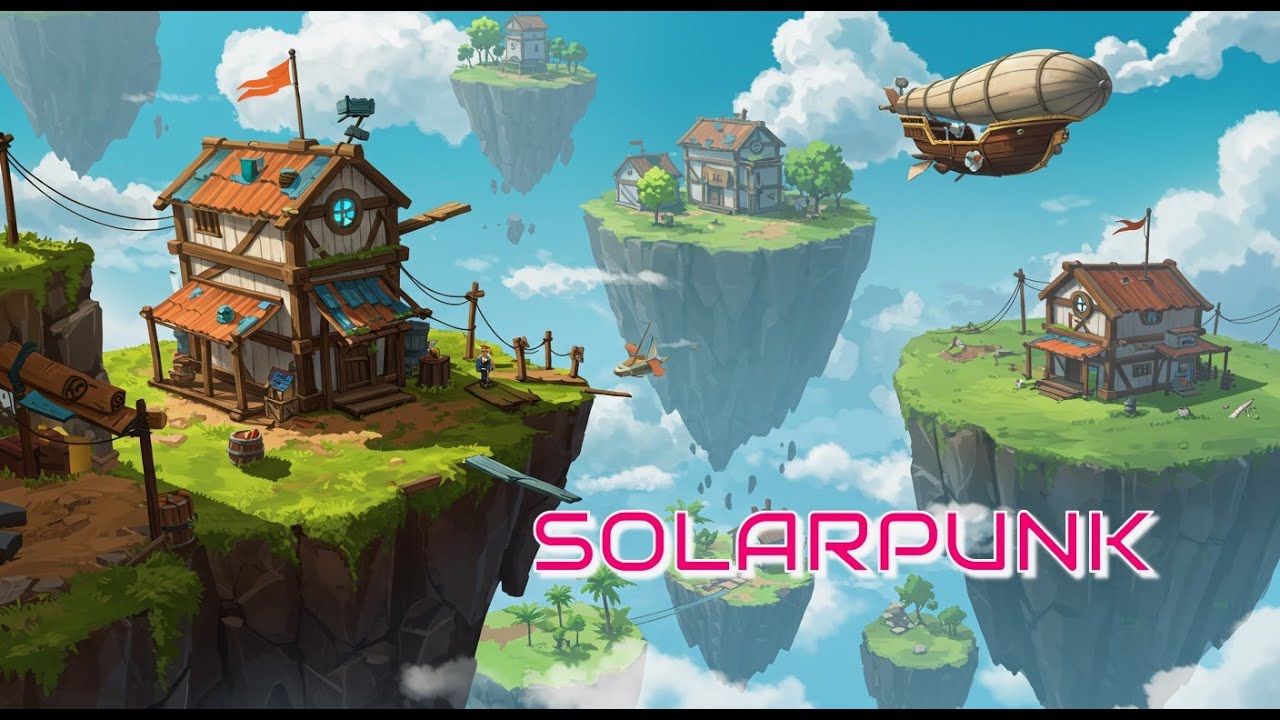 Solarpunk | Let's check out this COZY, chill, SURVIVAL game! (Demo ...