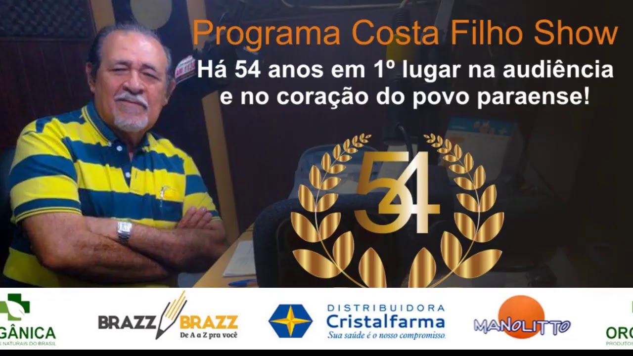 PROGRAMA COSTA FILHO SHOW - YouTube