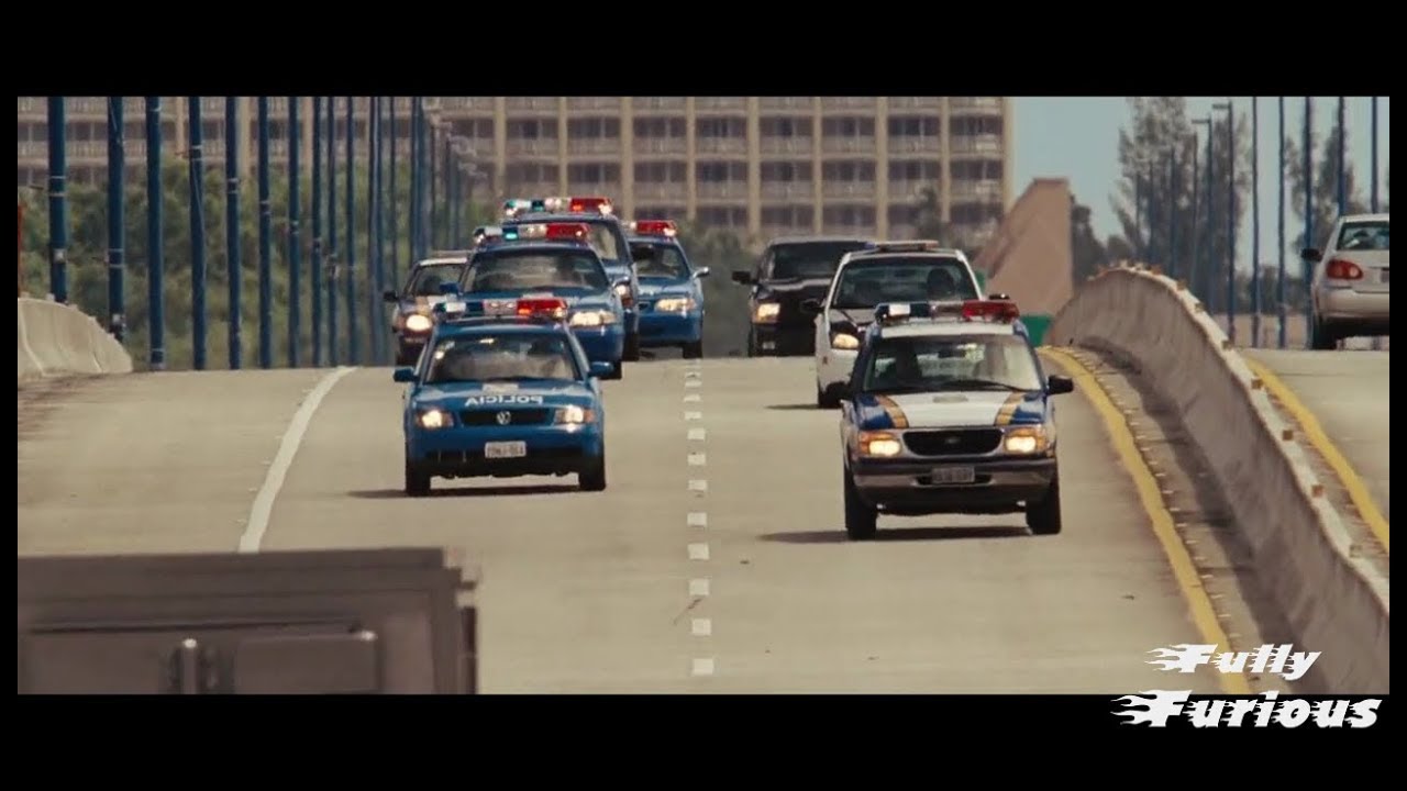 Fast Five 5 ( 2011 ) bridge chasing scene climax Scene Hd - YouTube