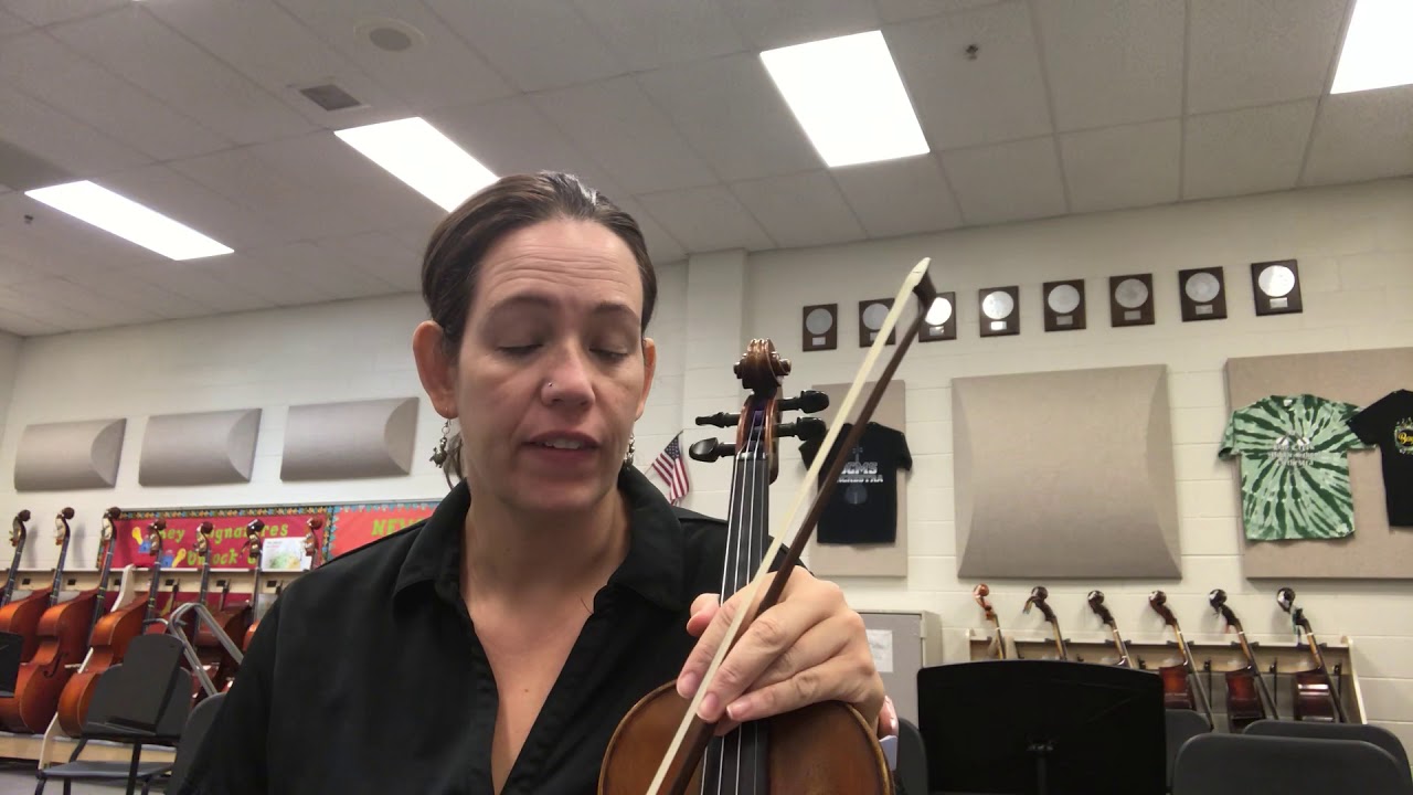 Creatures 2nd violin part tutorial - YouTube