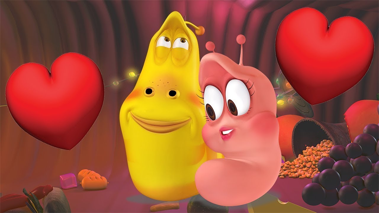 LARVA | en larv kärlekshistoria 🐛| Tecknade barn för barn | Larvtecknad ...