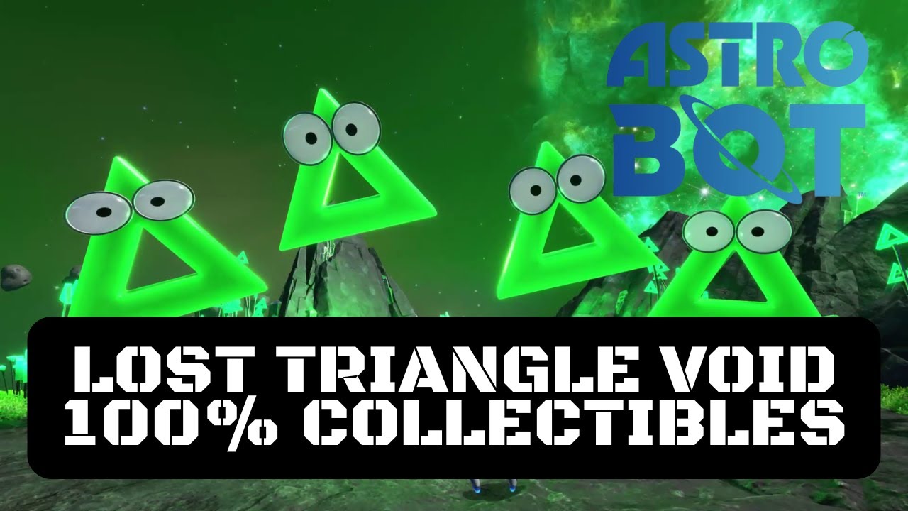 Astro Bot Lost Triangle Void 100% Collectibles Guide | (Tentacle System ...