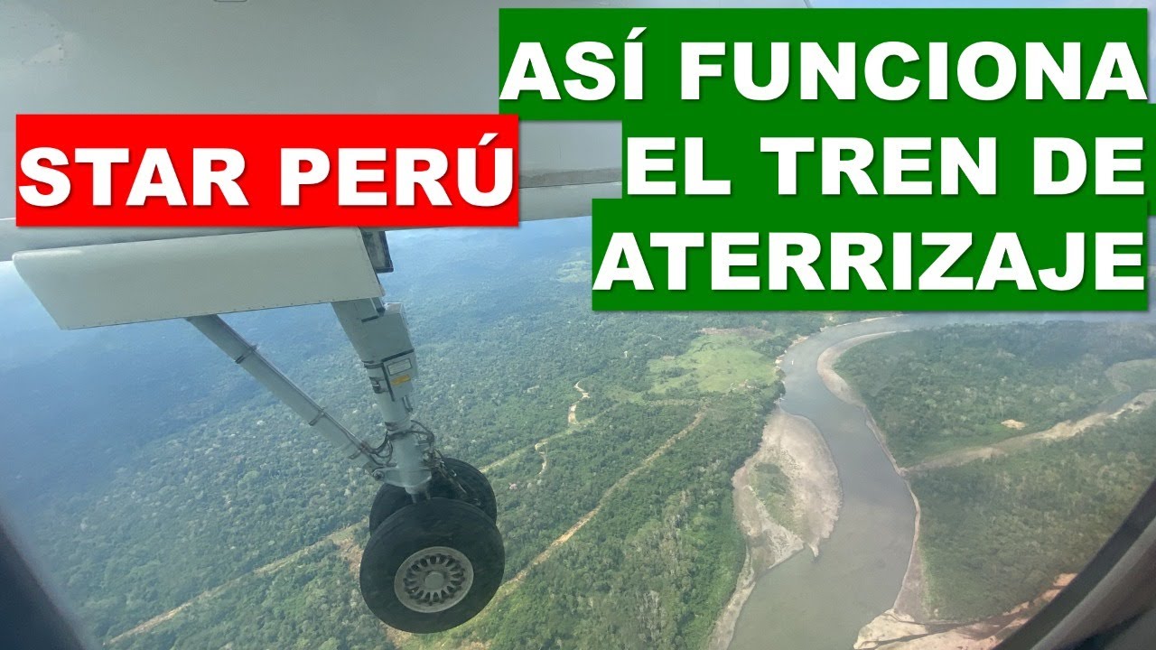 🛬Así funciona el tren de aterrizaje de un vuelo de #STARPERÚ en el ...