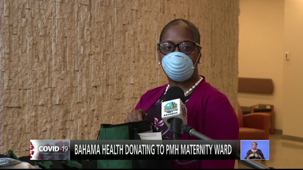 BAHAMA HEALTH DONATING TO P.M.H MATERNITY WARD - YouTube