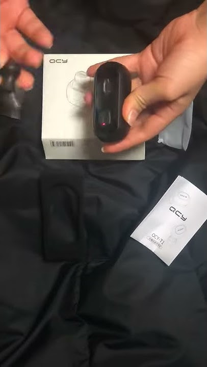 QCY-T1 tws 개봉 - YouTube