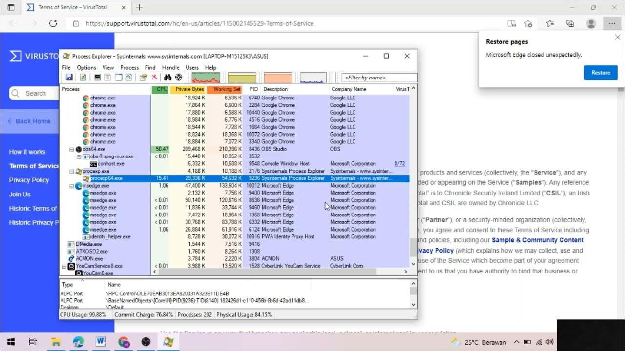 Lab - Exploring Processes, Threads, Handles, and Windows Registry - YouTube
