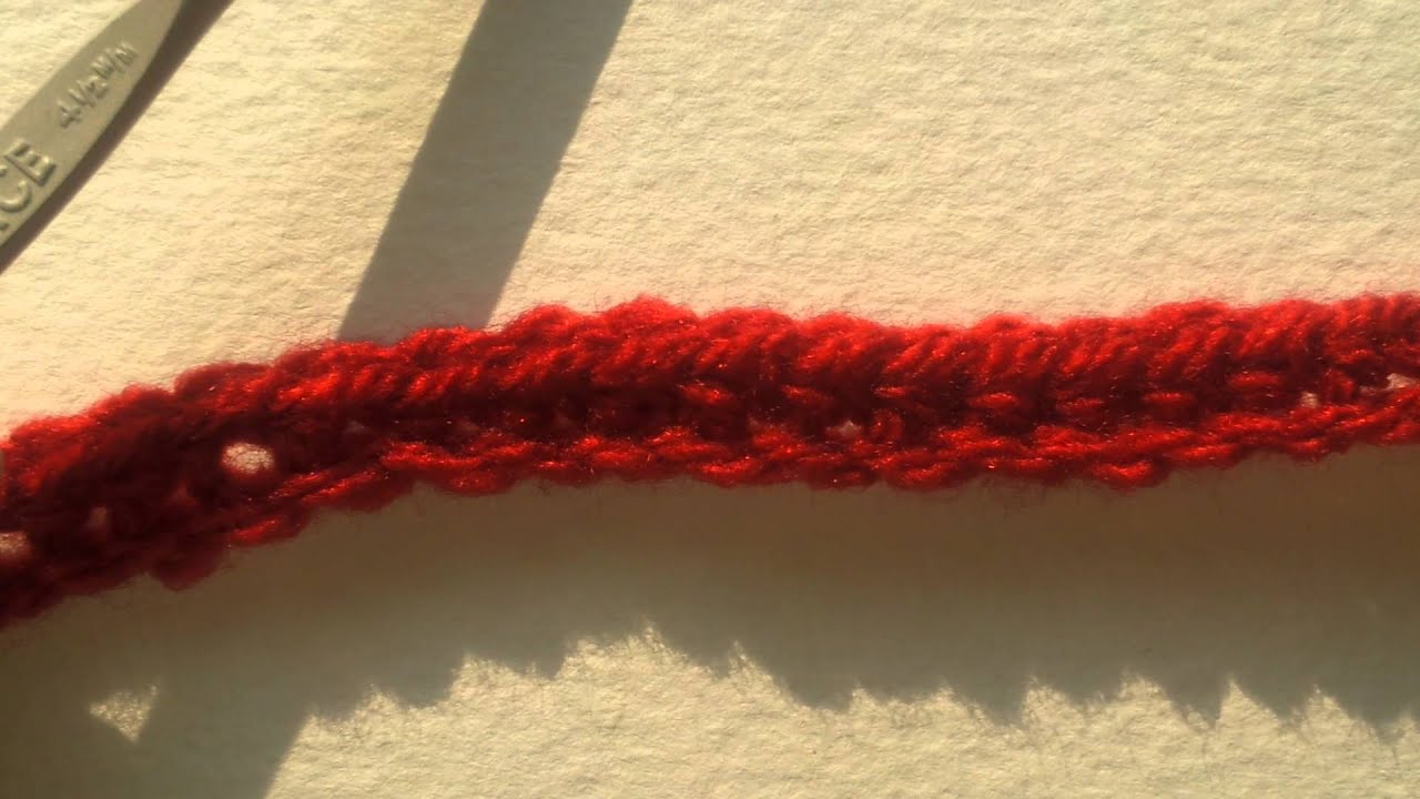 How To Crochet Double Stitches (Single Crochet Sti - YouTube