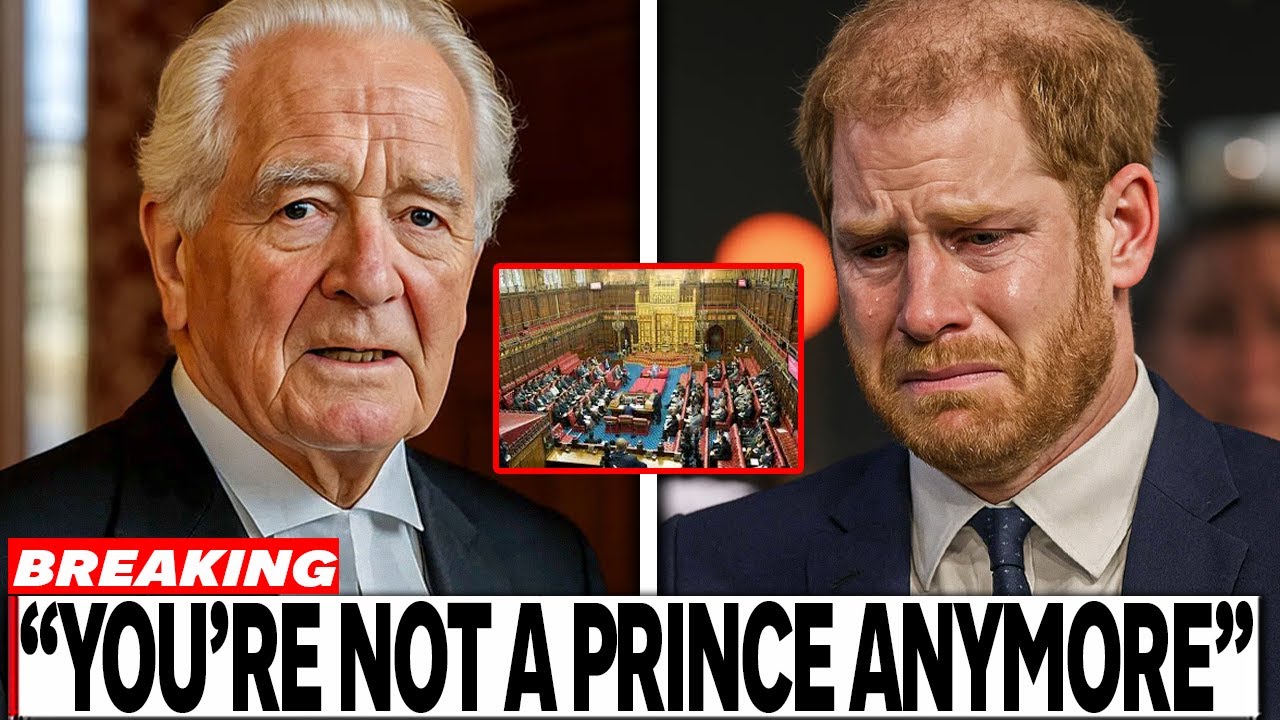 House of Lords STRIPS Prince Harry’s Titles?! Royal Drama Erupts! - YouTube