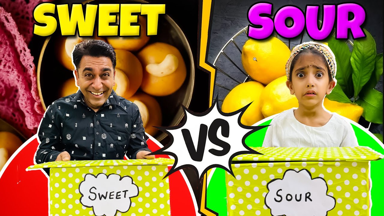 SWEET😍 VS SOUR🤣| Food Eating Challenge | Indian Food Eating Challenge ...