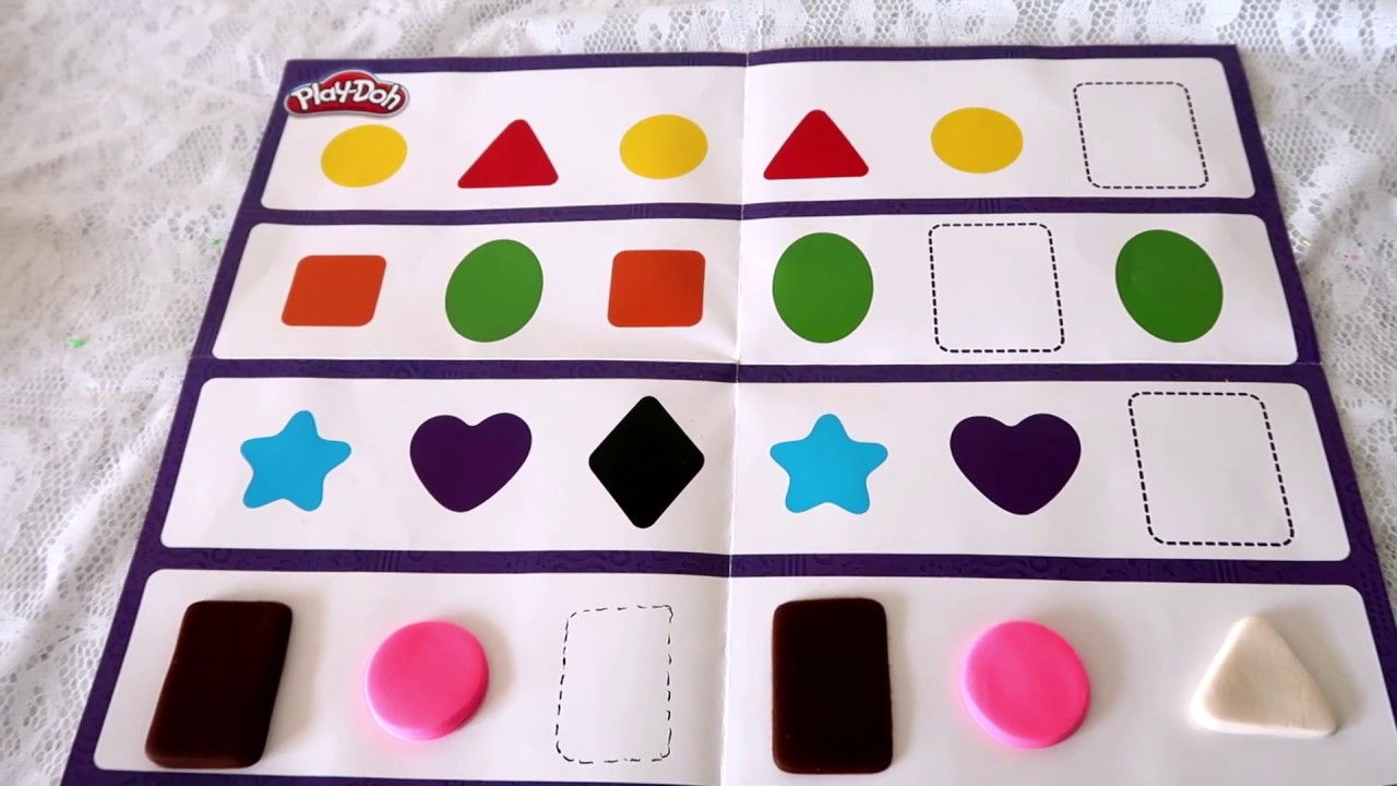 Learn Color and Pattern With Play-doh | Educational Video For Children ...