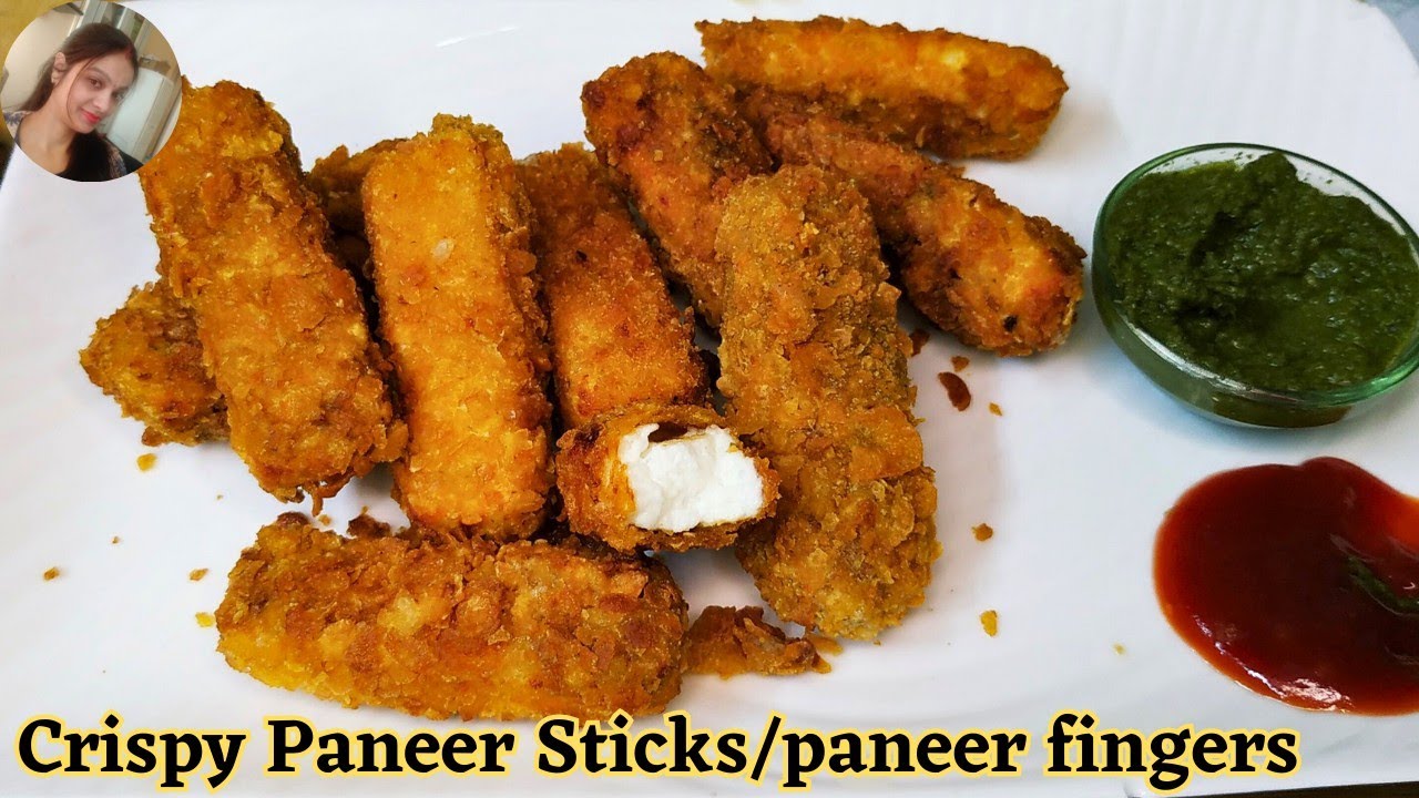 Crispy paneer fingers | Kurkure Paneer Pakora | crispy paneer sticks ...