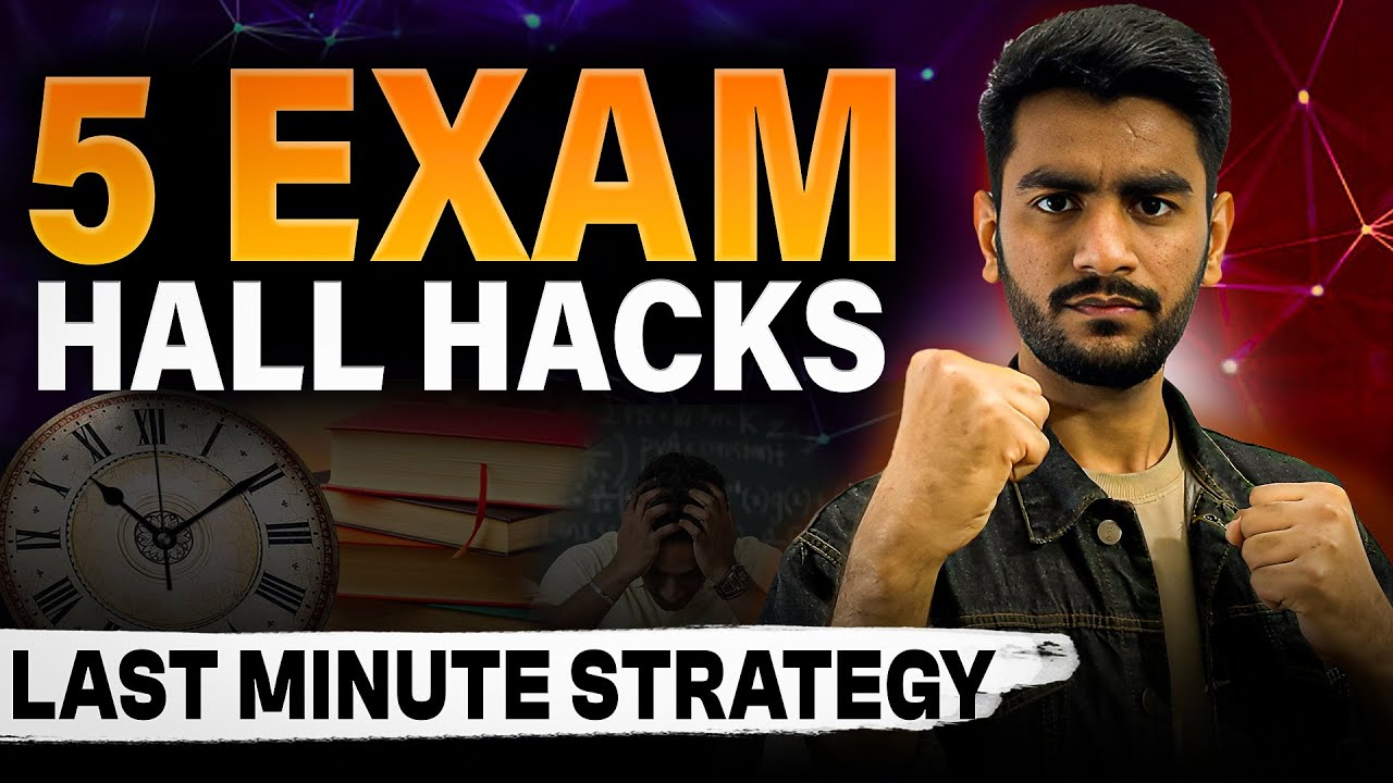 Last Minute Exams Tips🔥| 5 Secret Exam Hall Hacks | Faizan Tanveer ...