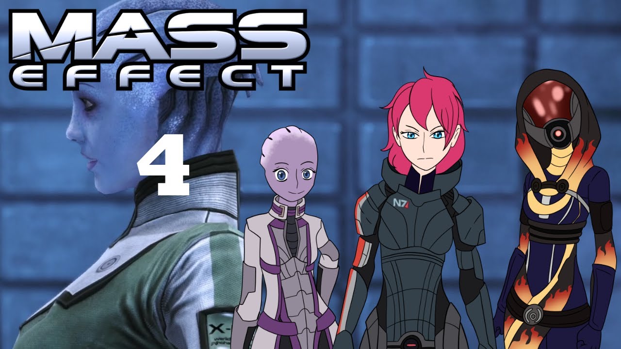 Blue Space Lady! | Mass Effect 1 (Part 4) - YouTube