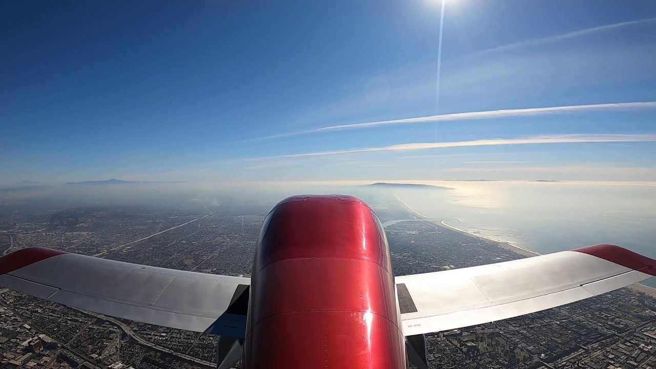 RV10 Whiteman KWHP to Catalina KAVX via LA SFRA - YouTube