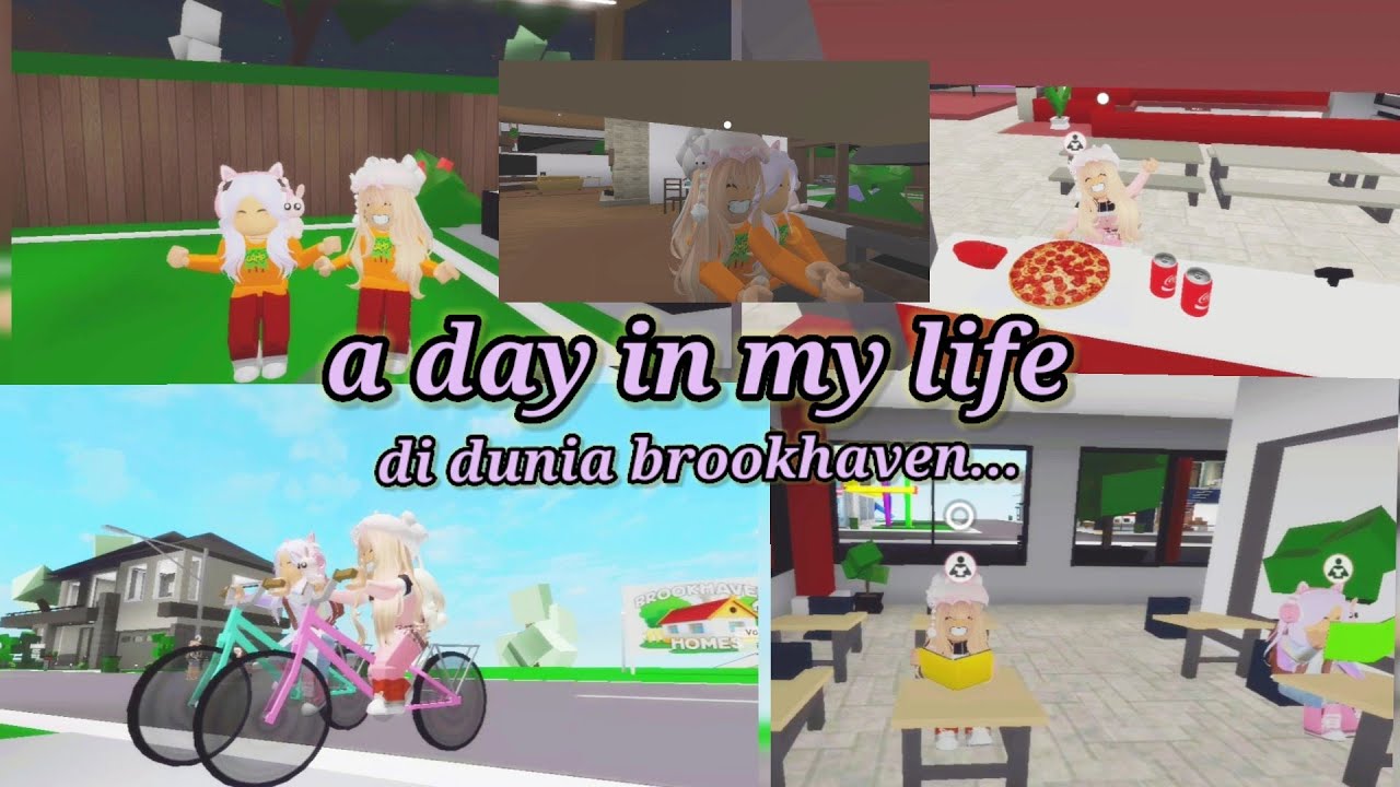 A DAY IN MY LIFE DI DUNIA BROOKHAVEN...!! (part 1) || [Roblox Indonesia ...