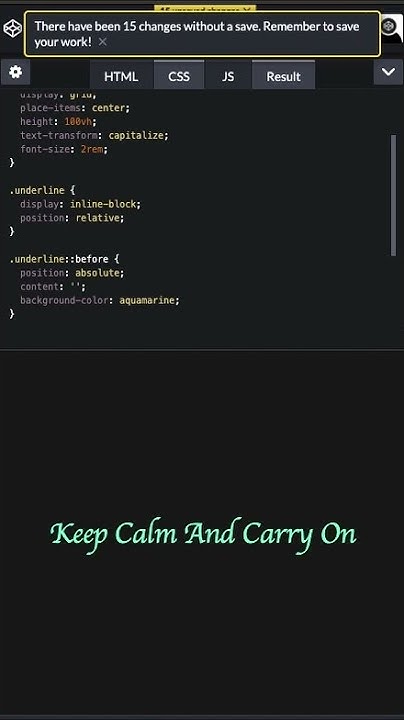 CSS custom text underline | #shorts - YouTube