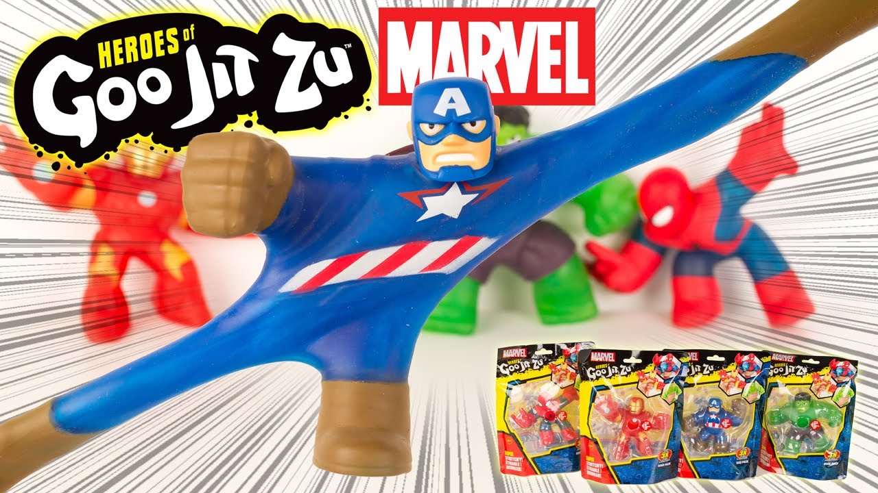 Heroes of GOO JIT ZU Saison 2 MARVEL: Captain America Hulk Iron Man ...