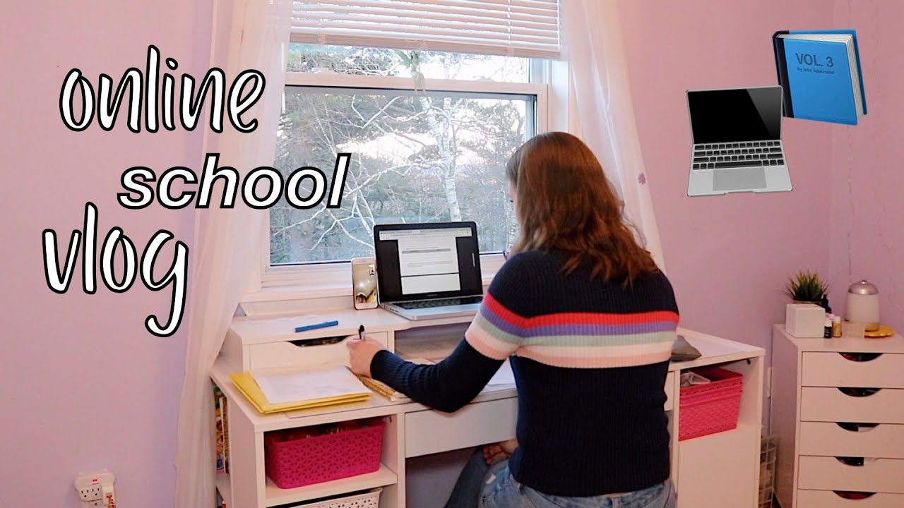 ONLINE SCHOOL DAY IN OUR LIFE - YouTube
