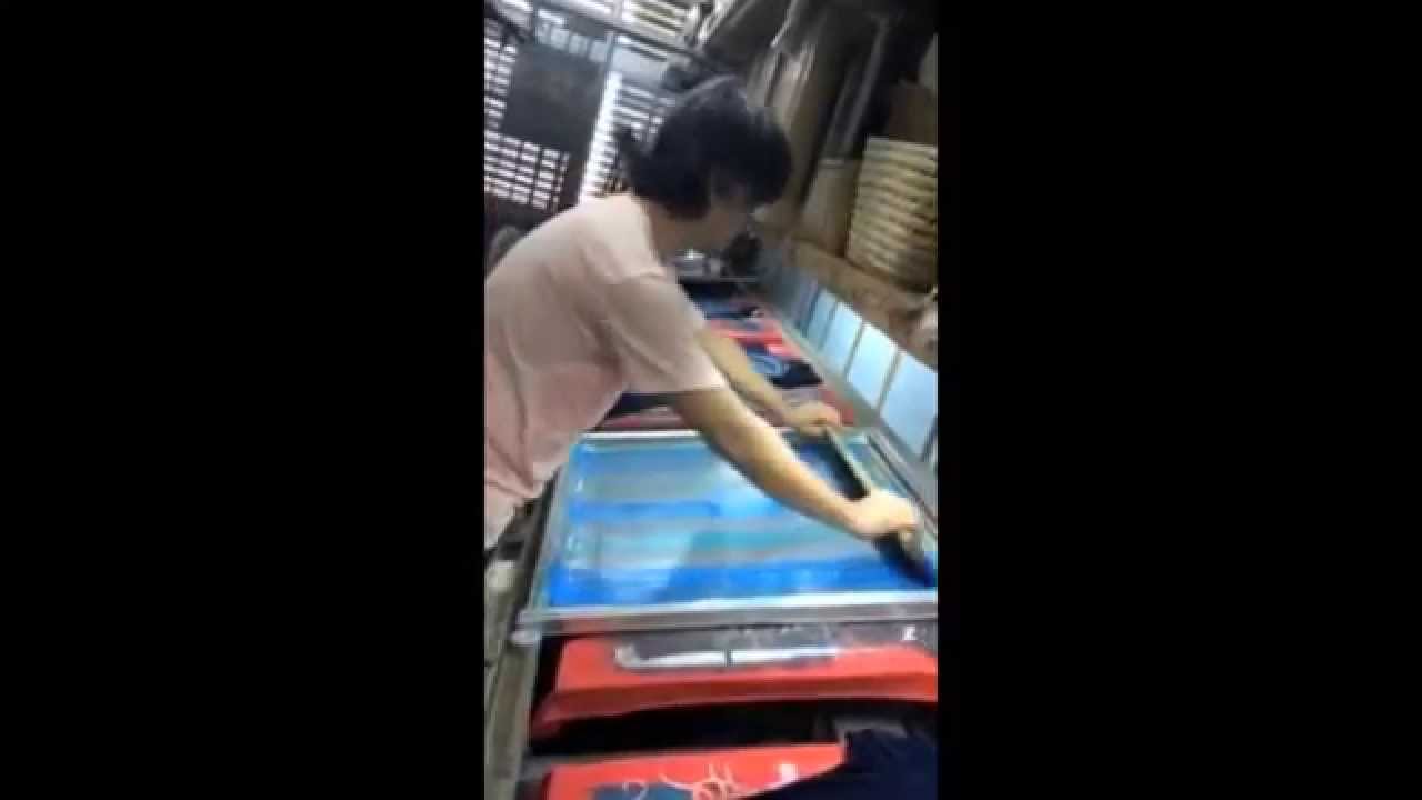t-guma making ベロア生地にプリント編 - YouTube
