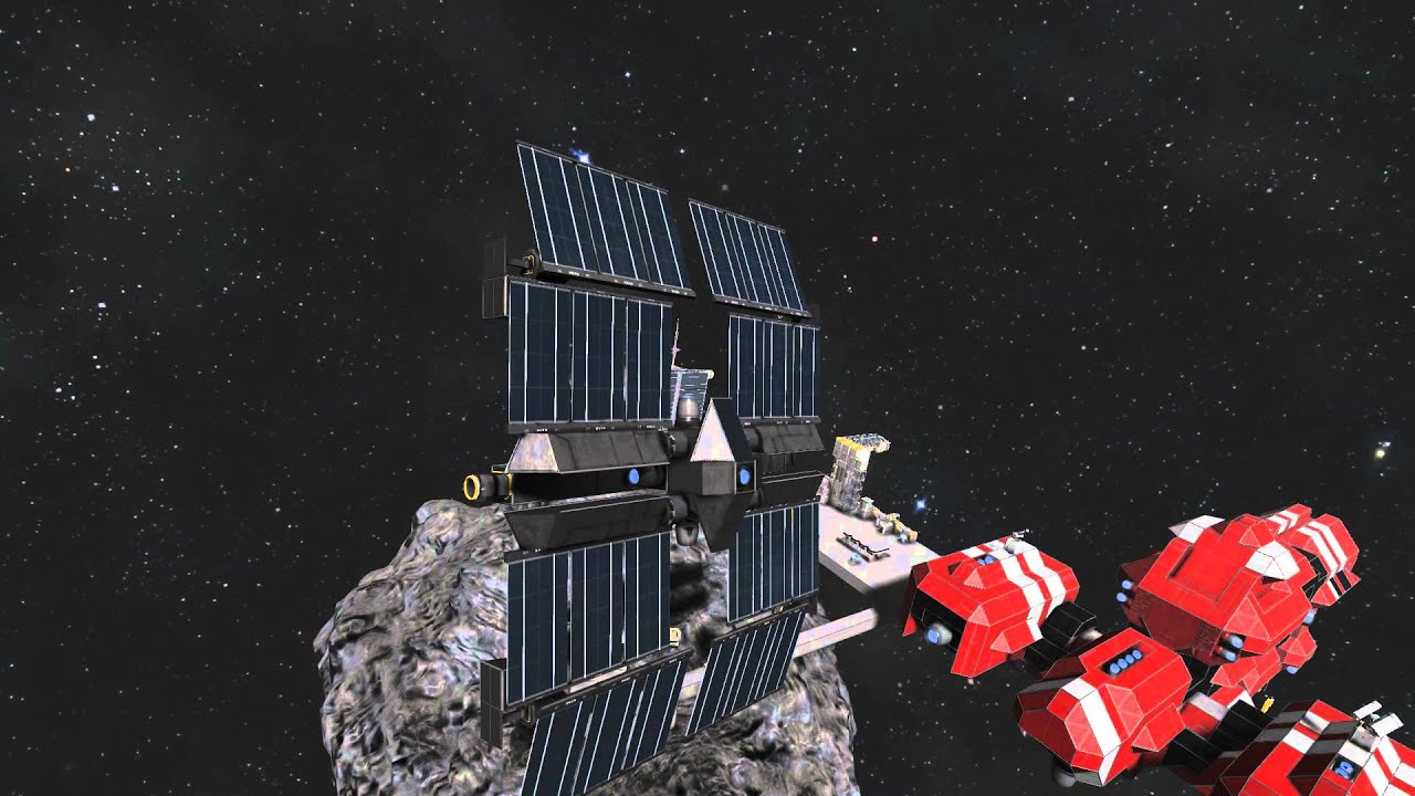 Space Engineers - Solar powered ship - YouTube