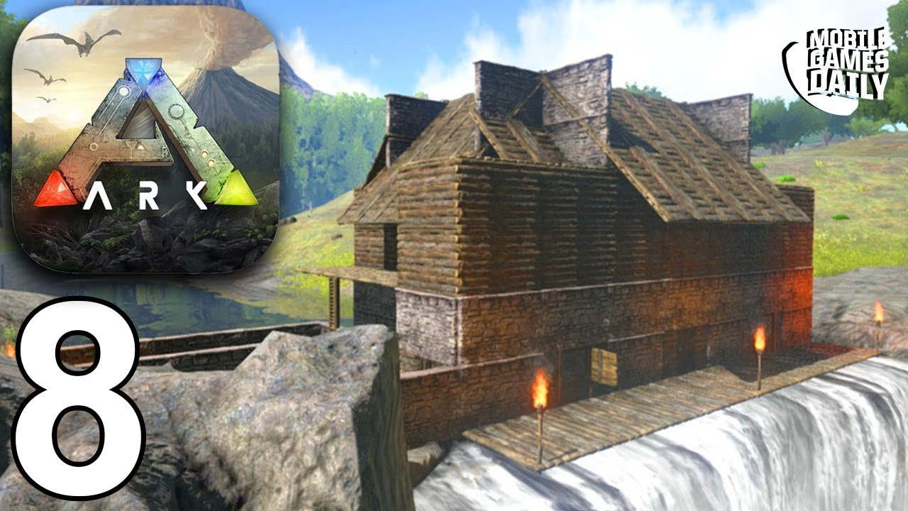 ARK SURVIVAL EVOLVED MOBILE - Wooden House - Gameplay Part 8 (iOS ...