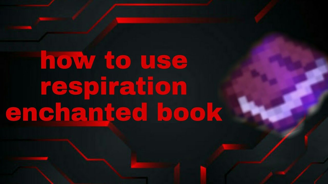 how to use respiration enchanted book in tamil in Minecraft - YouTube