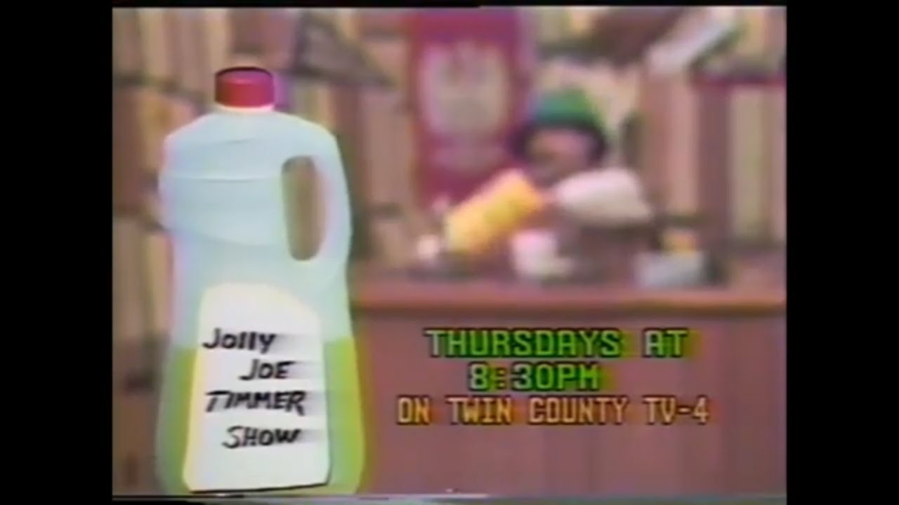 Jolly Joe Timmer Show "Extra Strength" Commercial Twin County Cable 4 ...