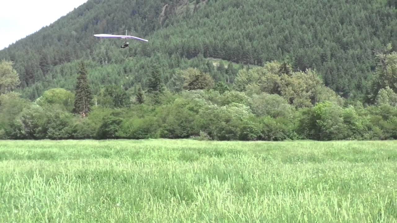 Helen and Terry Hang Gliding in Lumby, BC - YouTube