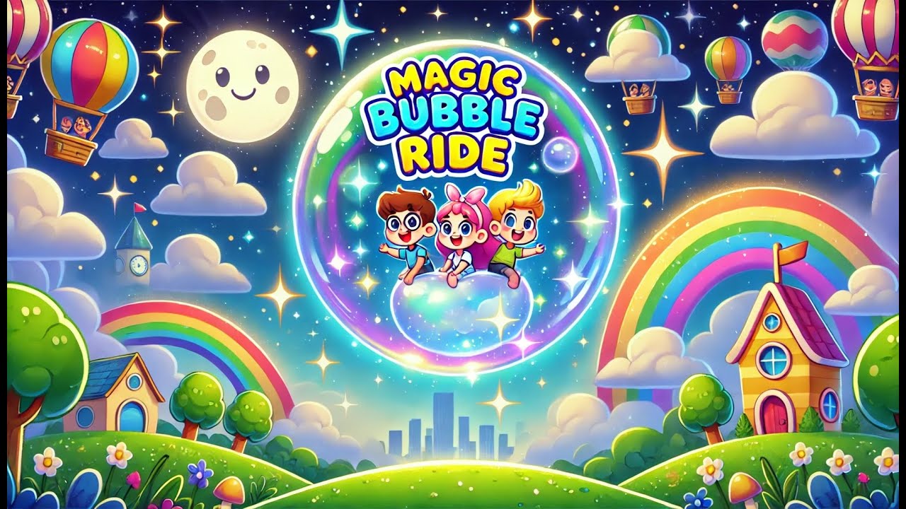 Magic Bubble Ride | Nursery Rhymes and Kids Songs👶| Children’s Song🎵 ...