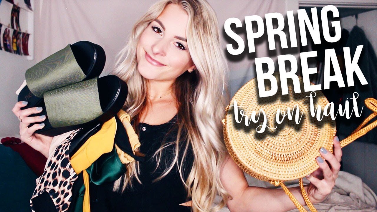 Spring Break Clothing Haul Tasha Farsaci Youtube
