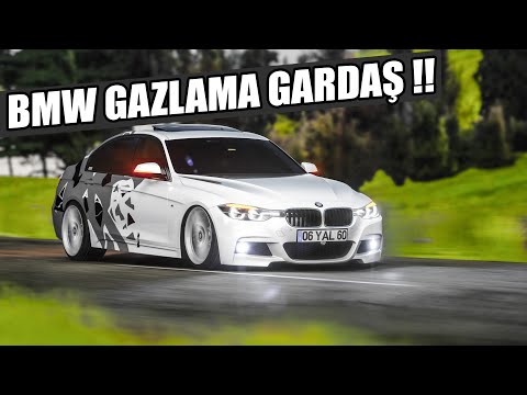 BMW F30 İLE TRAFİKTE MAKAS SHOW !! Assetto Corsa
