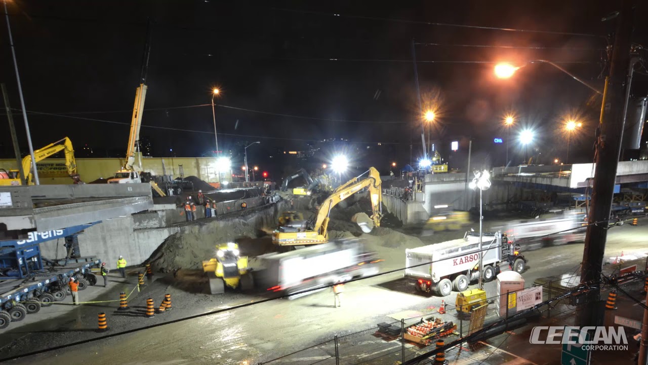 417 Rapid Bridge Replacement timelapse video - YouTube