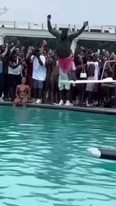 Rick Ross diving into pool - YouTube