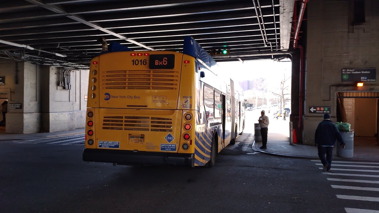 [MTA]:2017-2018 New Flyer XN60 'Xcelsior' CNGs [1016]/[1072] on the Bx6 ...