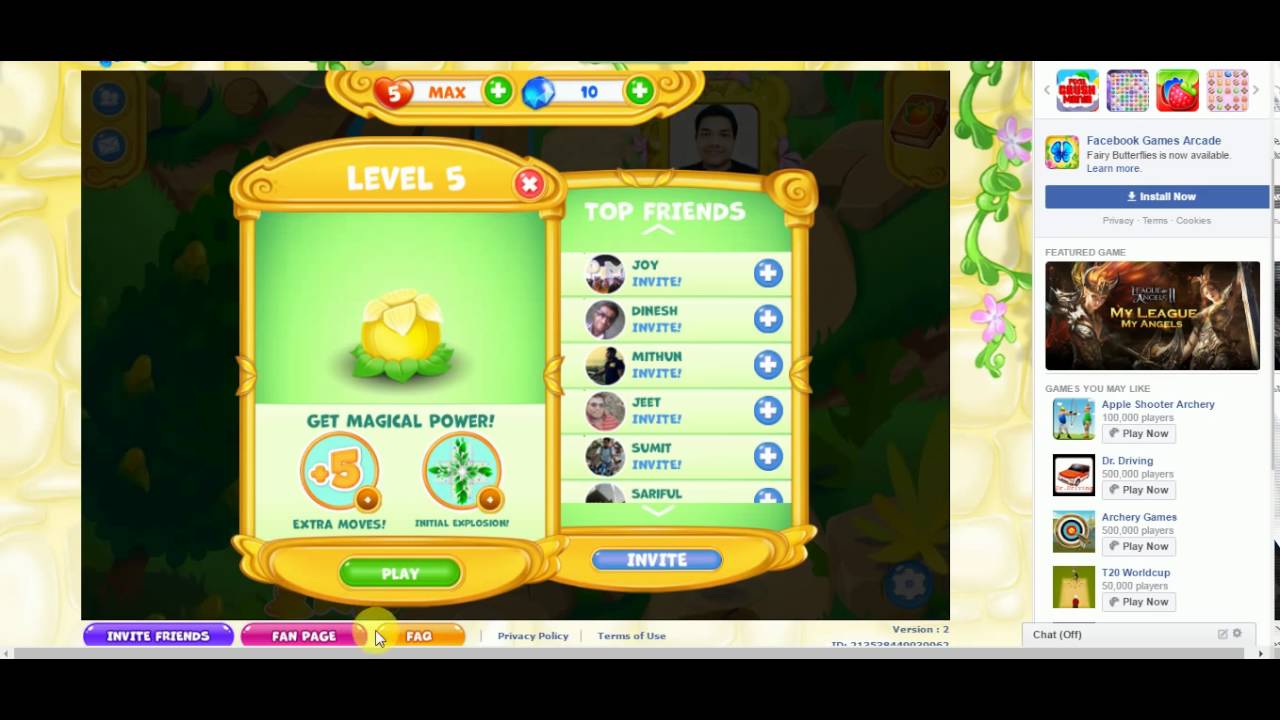 Fairy Butterflies | Game | Facebook | Tutorial - YouTube