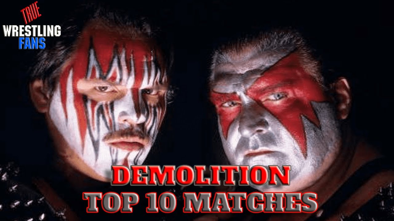 Demolition Top 10 Tag Team Matches Countdown - YouTube