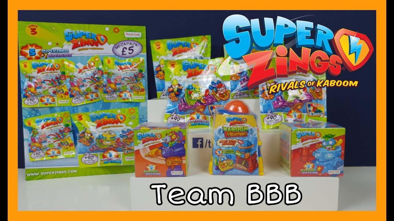 SUPERZINGS SERIES 3! Part 2 SuperBot Sound Blaster Super Sliders ...