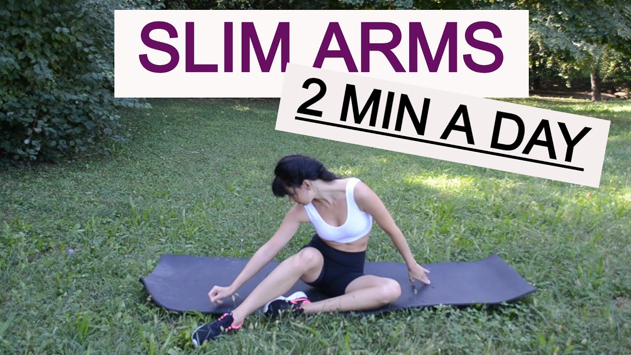 SLIM TONED ARMS | 2 min a day | home workout| no equipment | Toned arms ...