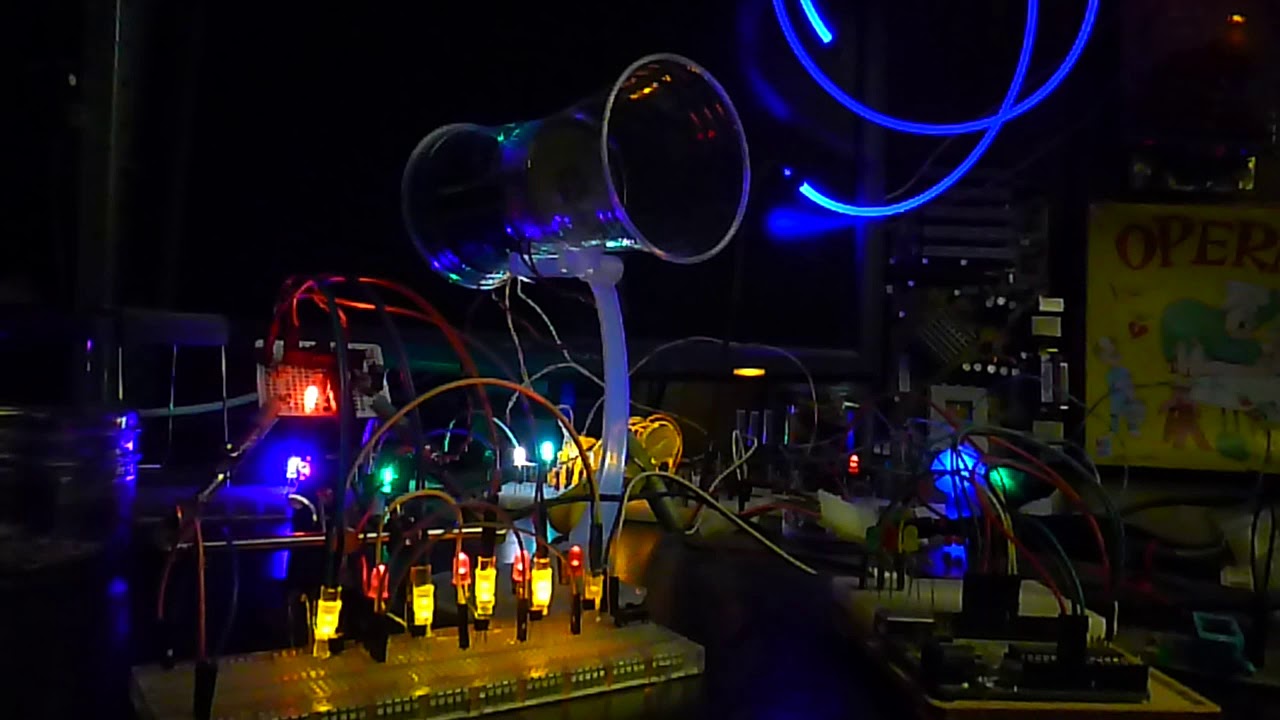 Avalanche Oscillator Array: Bench View - YouTube