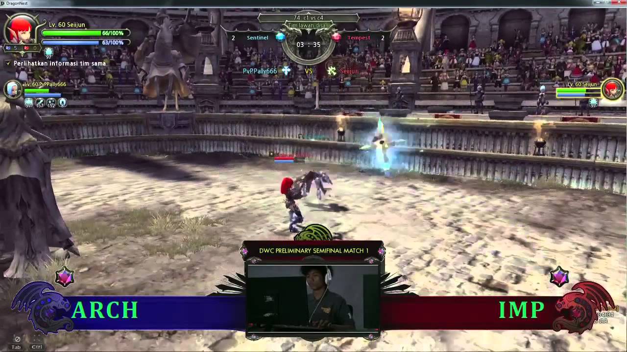 PreLiminary DWC 2013 Semifinal arch vs imp match 1 round 1 - YouTube