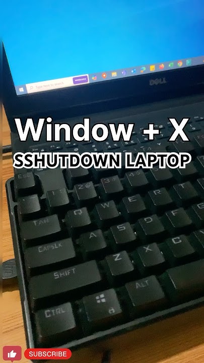 Laptop Shutdown shortcut key || How to shutdown with keyboard || # ...