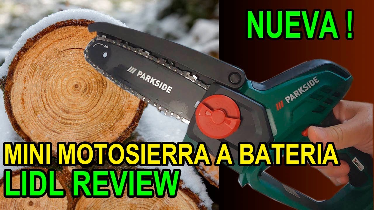 Mini Motosierra a Batería Lidl / Parkside . Nueva 2023 ! - YouTube
