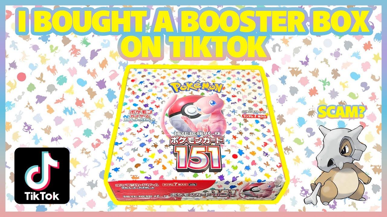 💥 I BOUGHT A BOOSTER BOX ON TIK TOK 💥 - YouTube