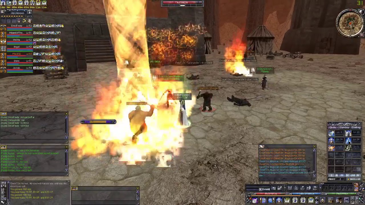 Ferentus / Xiones / Herrcot - Orc Camp grinding - YouTube