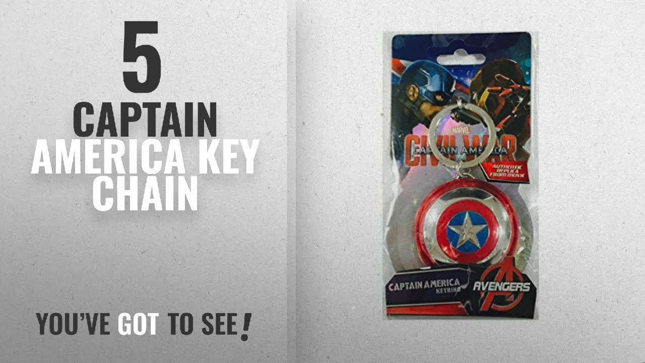 Top 10 Captain America Key Chain [2018]: Marvel Captain America Shield ...
