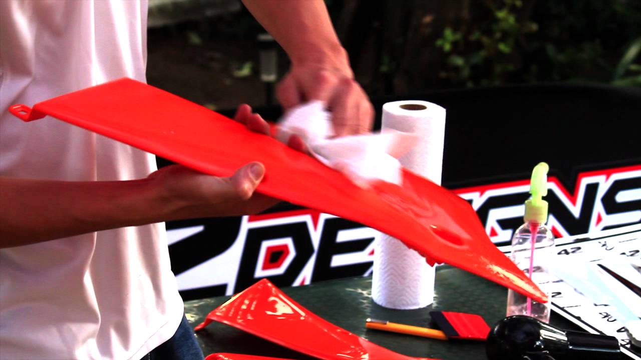 How to apply sticker kits and graphic kit 42 Designs - YouTube