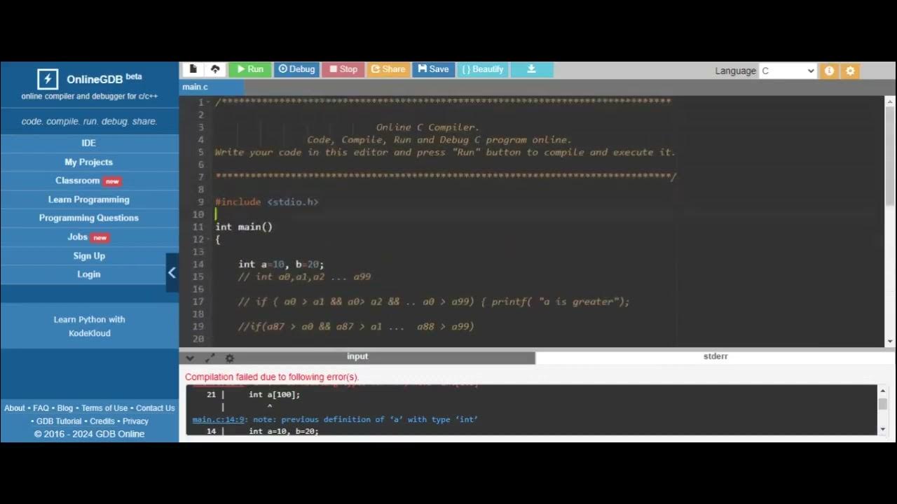 Array in C Part 1 - YouTube