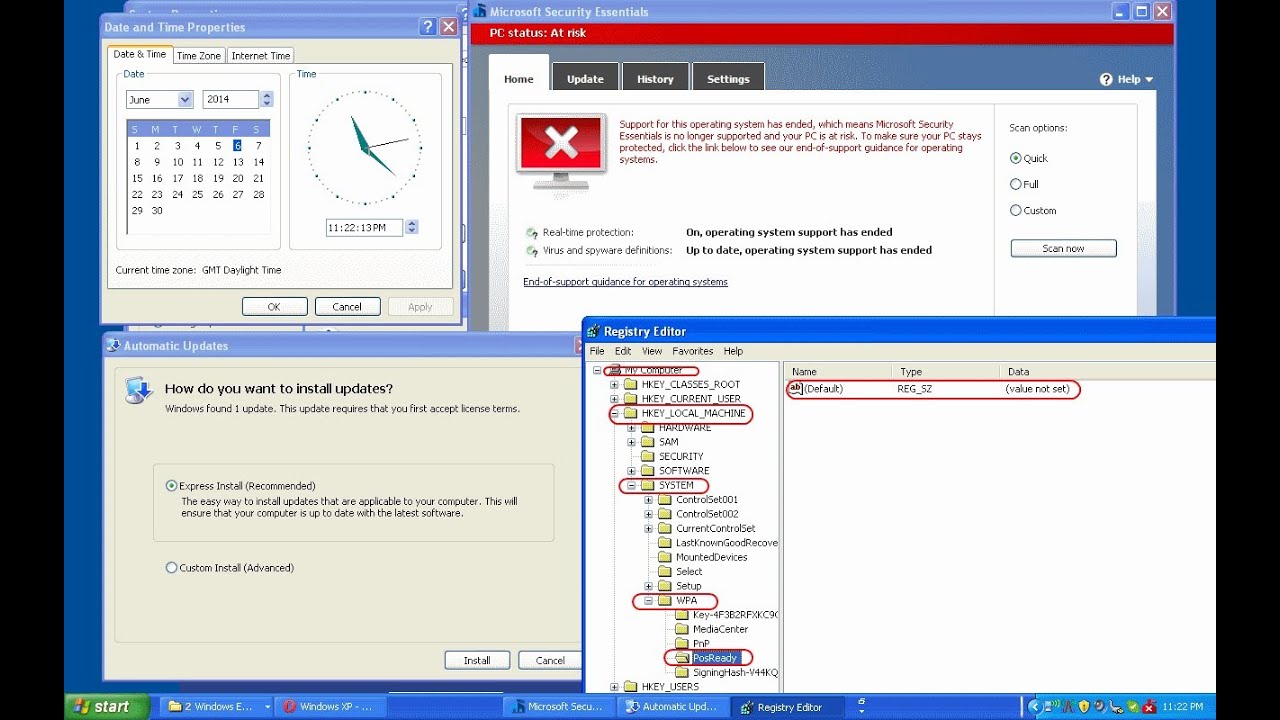 EASIEST WAY Windows XP Updates until 2019 - YouTube
